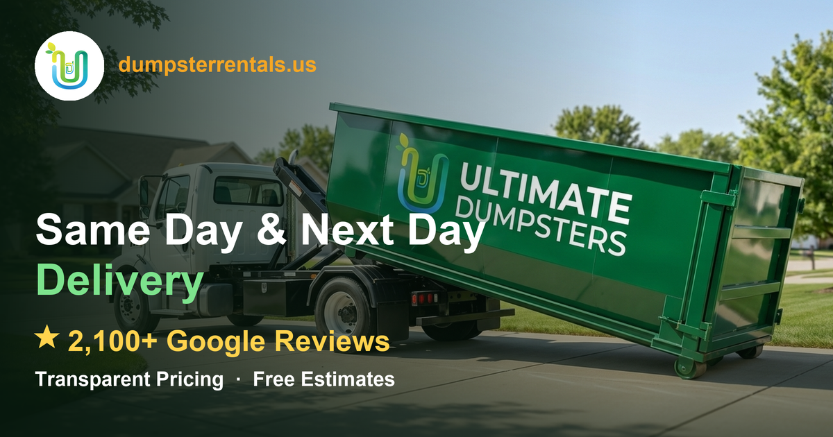 Dallas Dumpster Rental: 10-40 Yard Roll-Off | Ultimate Dumpsters